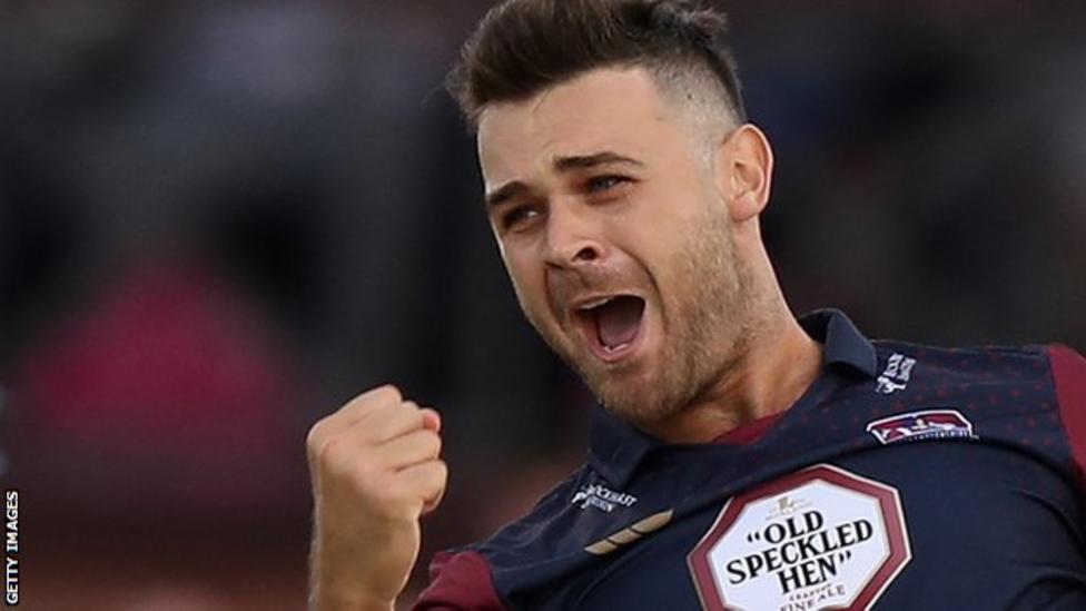 Nathan Buck: Northamptonshire seamer extends deal at Wantage Road - BBC ...