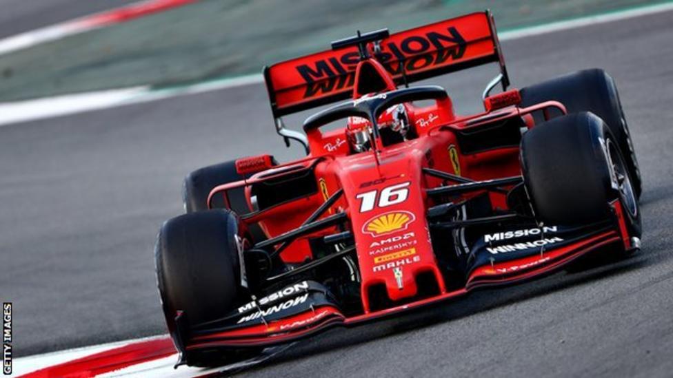 F1 testing: the best-looking 2019 F1 car - BBC Sport