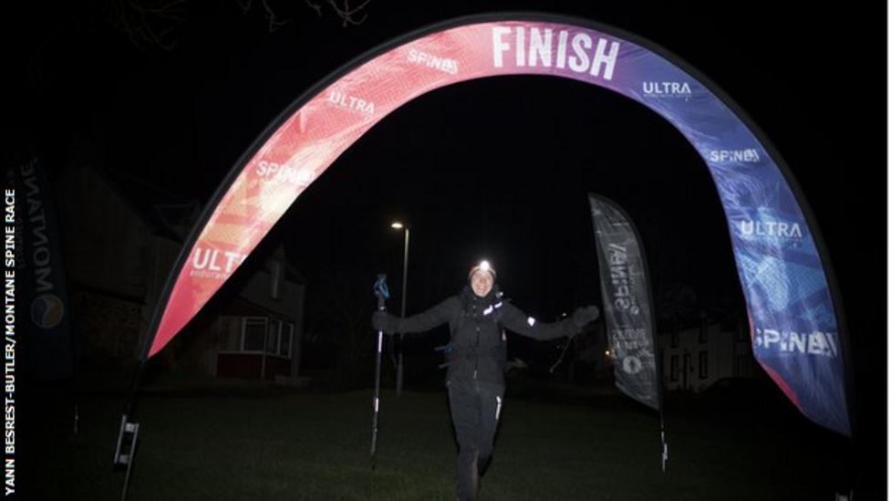 Spine Race: Jasmin Paris becomes first female winner of 268-mile ultra ...