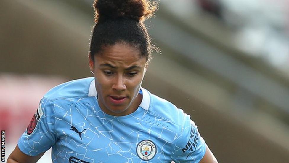 Demi Stokes: Manchester City and England defender signs two-year ...