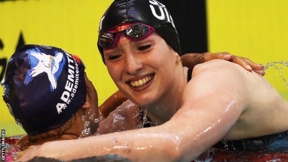 Bethany Firth sets S14 200m freestyle world record in Glasgow - BBC Sport
