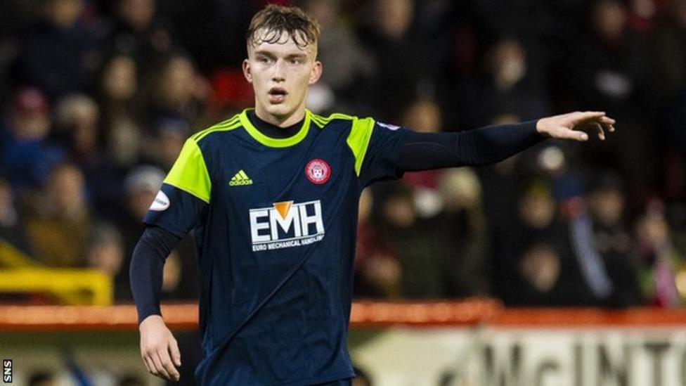 Jamie Hamilton: Accies defender to train with Brighton - BBC Sport