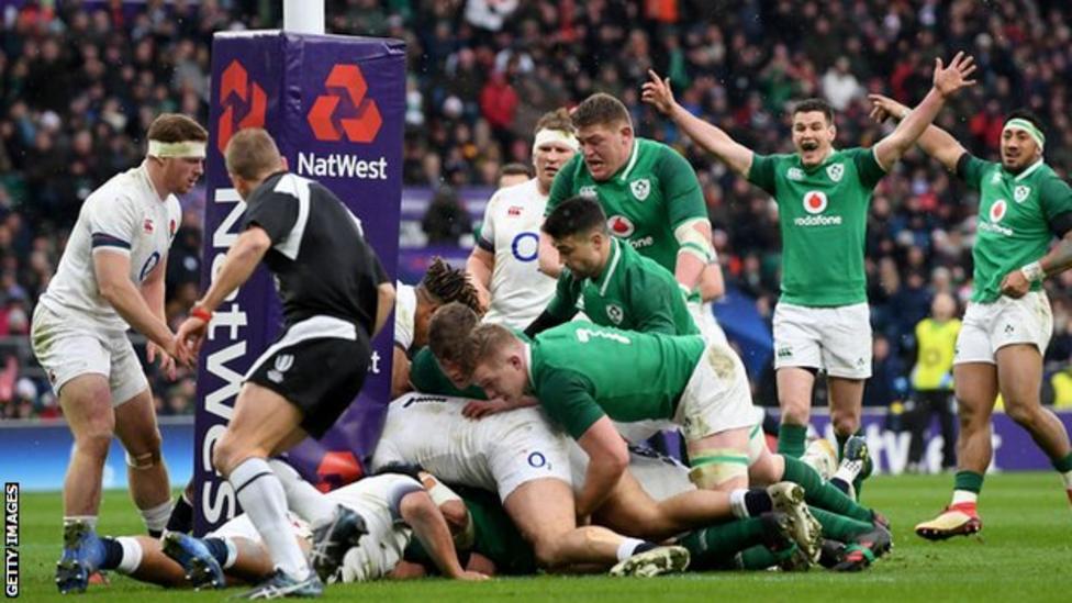 World Rugby outlaws tries scored against posts - BBC Sport