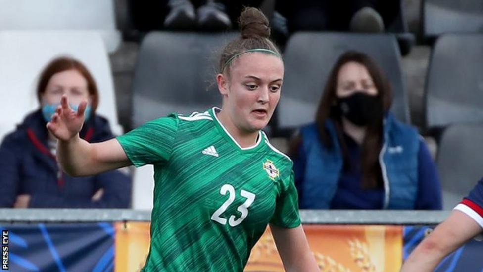 Kerry Beattie: In-form Glentoran striker puts studies on hold to chase ...