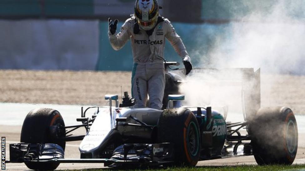 Lewis Hamilton wants answers after Malaysia engine fire - BBC Sport