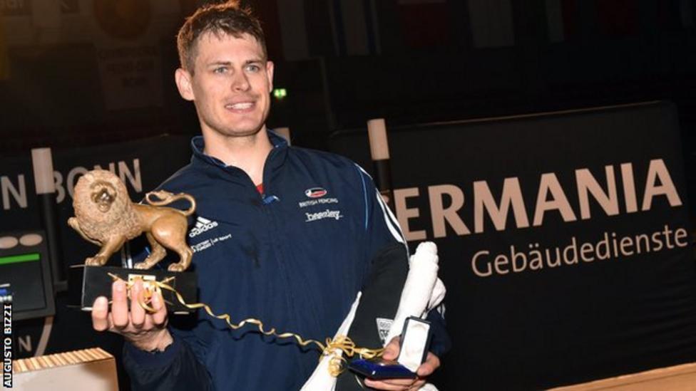 Richard Kruse: British fencer wins men's foil at Bonn World Cup - BBC Sport