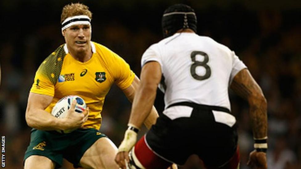 Rugby World Cup 2015: David Pocock makes Australia return - BBC Sport