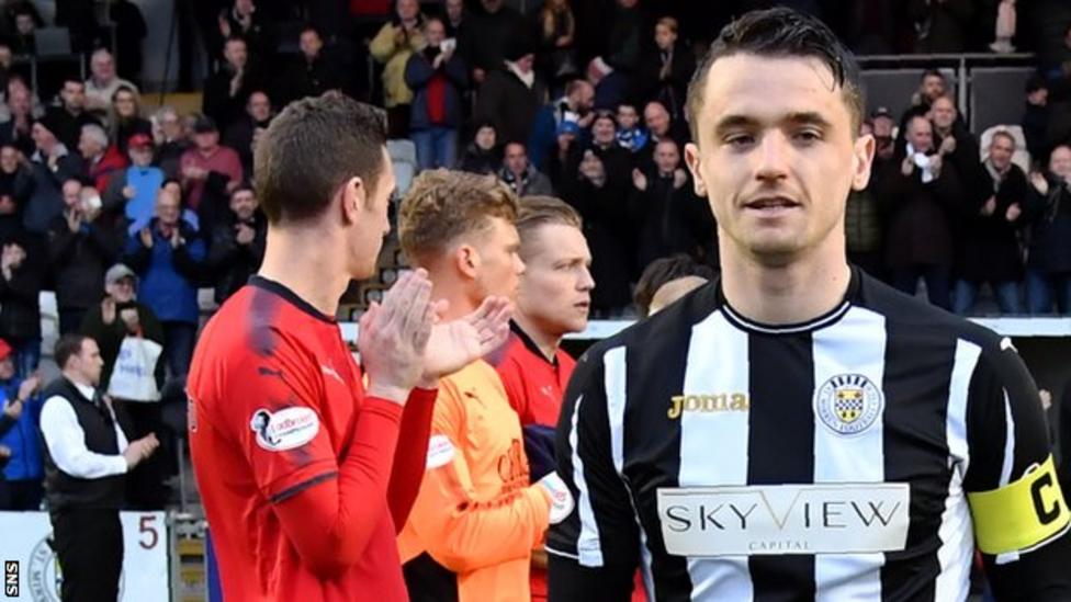 Stephen McGinn: St Mirren captain signs new two-year contract - BBC Sport