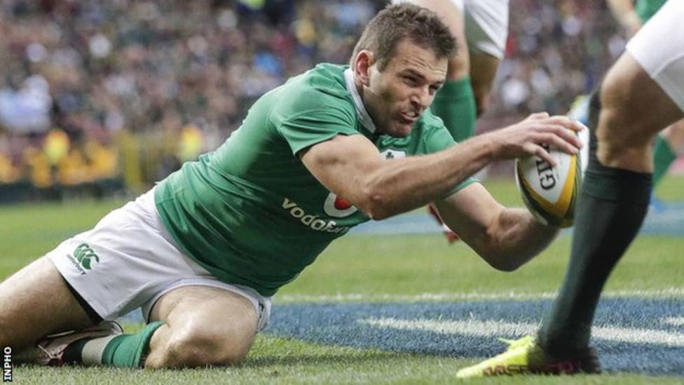 Ireland beat South Africa 26-20 despite CJ Stander red card - BBC Sport
