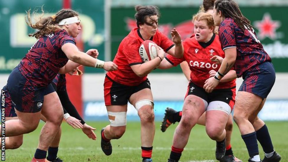Sioned Harries: Wales forward happy 'beyond words' with international ...