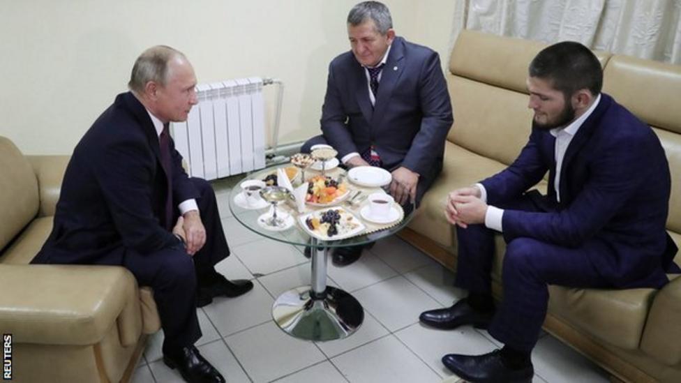 Khabib Nurmagomedov: Vladimir Putin asks UFC world lightweight champion ...