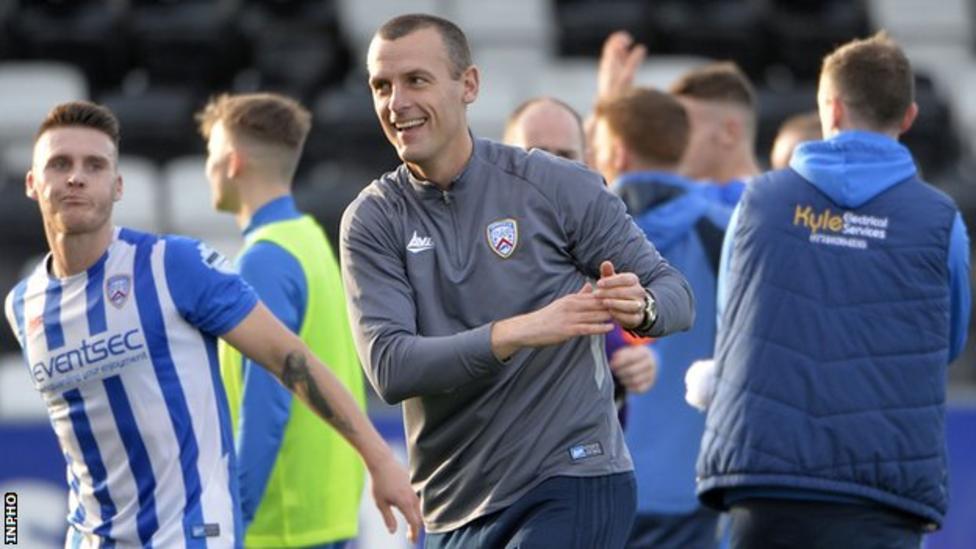 Oran Kearney: Coleraine boss wins October manager of the month award ...