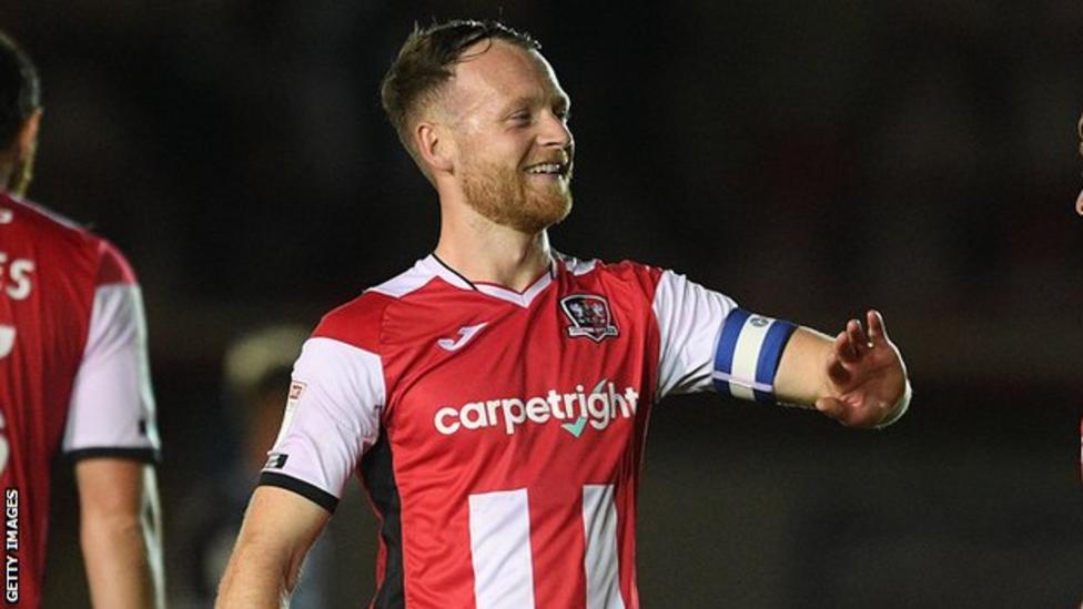 Jake Taylor: Exeter City captain celebrates wedding with best scoring ...