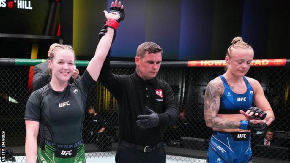 Cory McKenna makes UFC history in win over Miranda Granger - BBC Sport