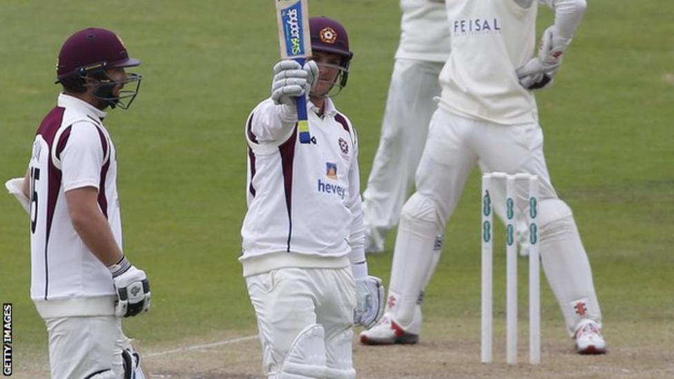 County Championship: Rob Newton & Steven Crook tons secure Northants ...