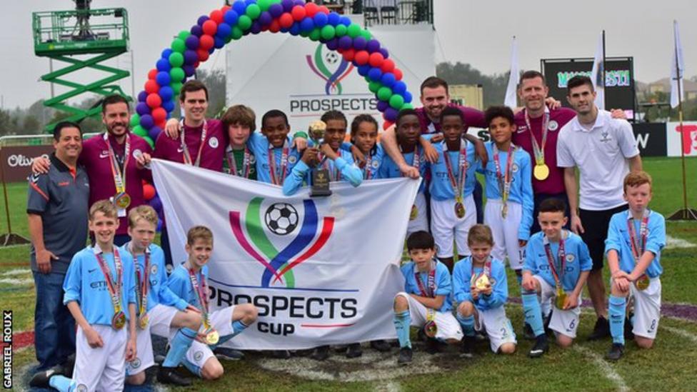 Manchester City Under-12s win inaugural Prospects Cup in Florida - BBC ...