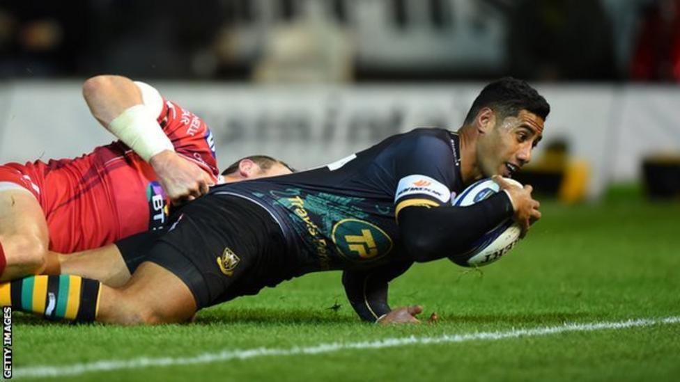 European Rugby Champions Cup: Northampton 15-11 Scarlets - BBC Sport