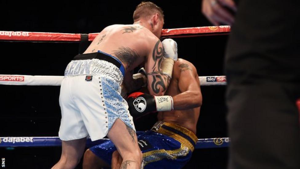 Ricky Burns: Scottish boxer makes history with third world title - BBC ...