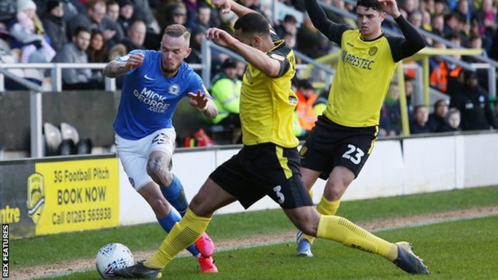 Joe Ward: Peterborough extend winger's contract for 12 months - BBC Sport