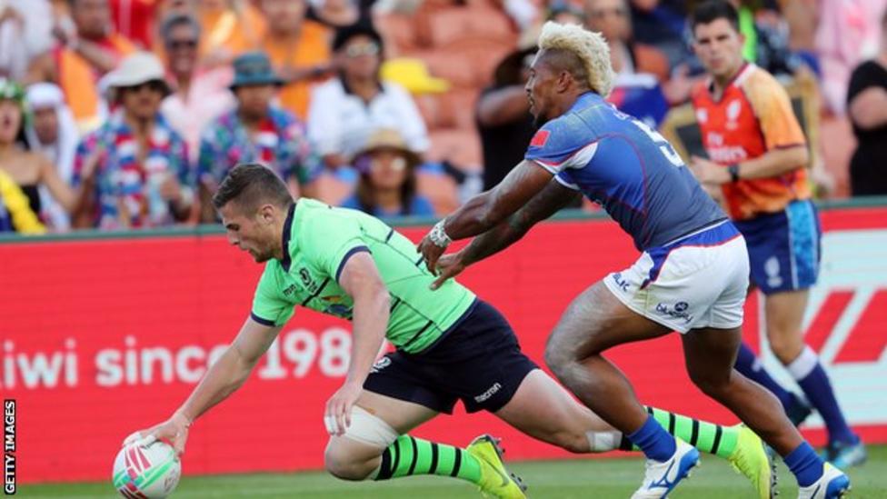 World Rugby Sevens: Scotland lose to finalists USA in quarter-final ...