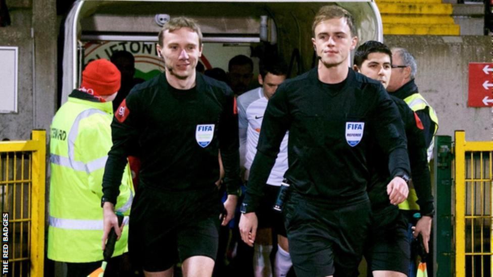 Jamie Robinson: Abuse, Fifa and Pep - why be a referee? - BBC Sport