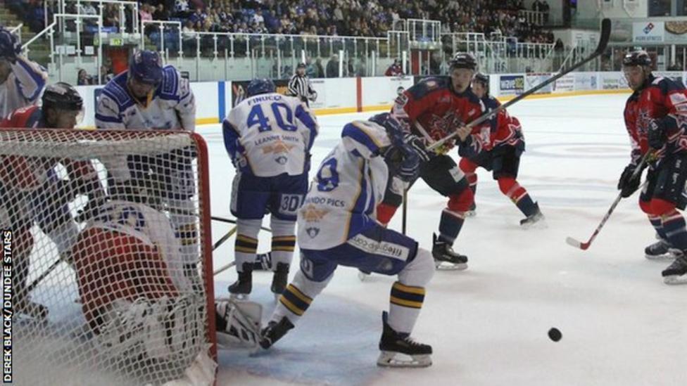 Ice hockey: Dundee Stars leave it late against Fife Flyers - BBC Sport