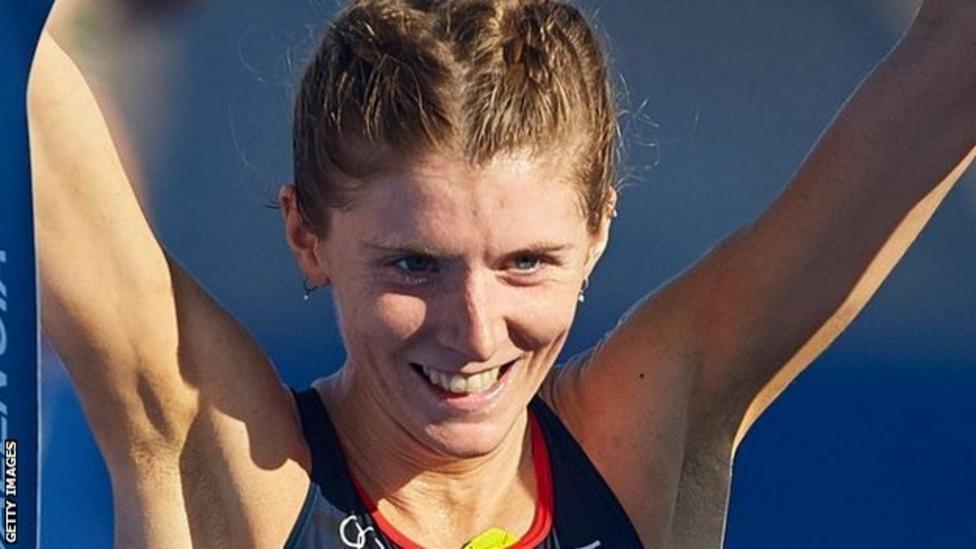 World Triathlon Cup: Beth Potter wins from Kate Waugh in Tongyeong ...
