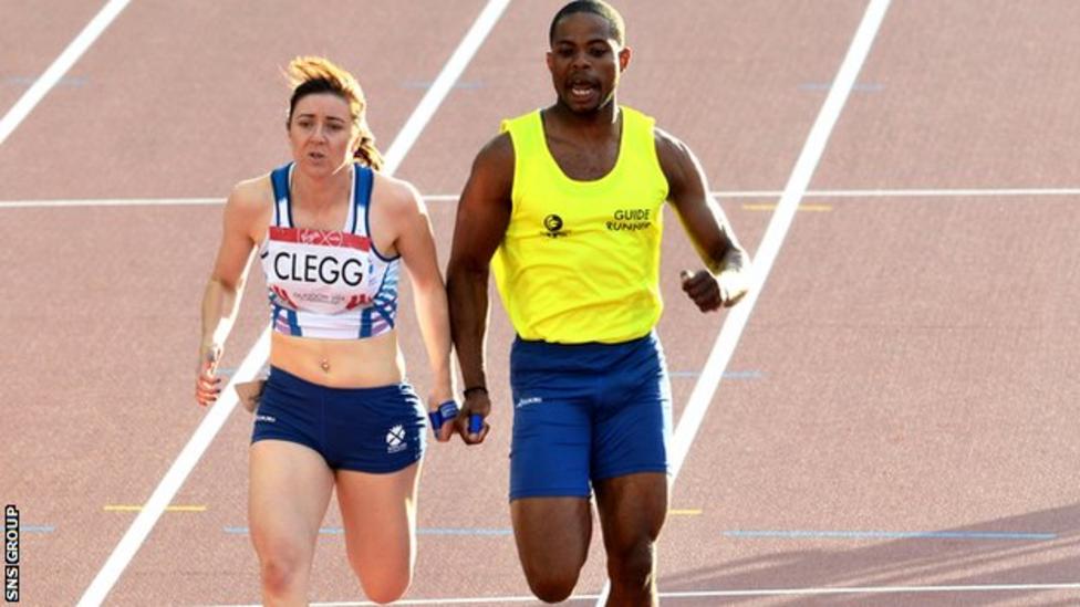 Libby Clegg splits with guide runner Mikail Huggins - BBC Sport