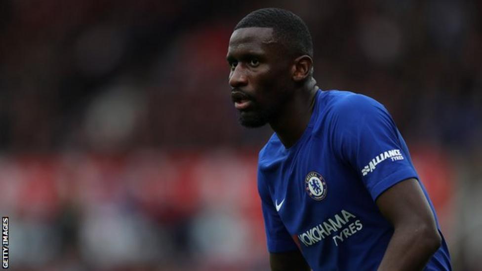 Roma: Antonio Rudiger 'monkey chant' charge dropped - BBC Sport