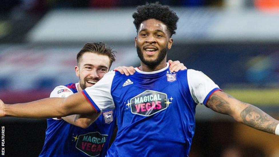 Ellis Harrison and Paul Downing: Portsmouth sign Ipswich Town striker ...