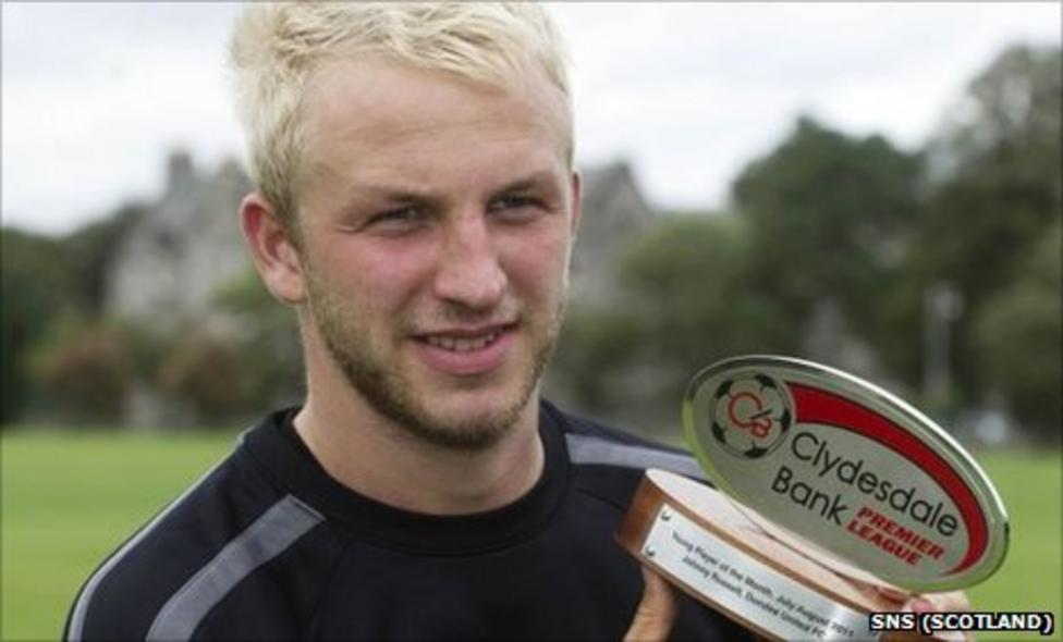 Dundee United's Johnny Russell rues red card against Rangers - BBC Sport