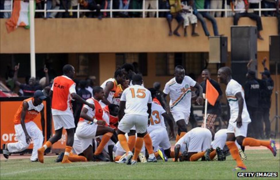 Niger in historic qualification despite Cairo loss - BBC Sport
