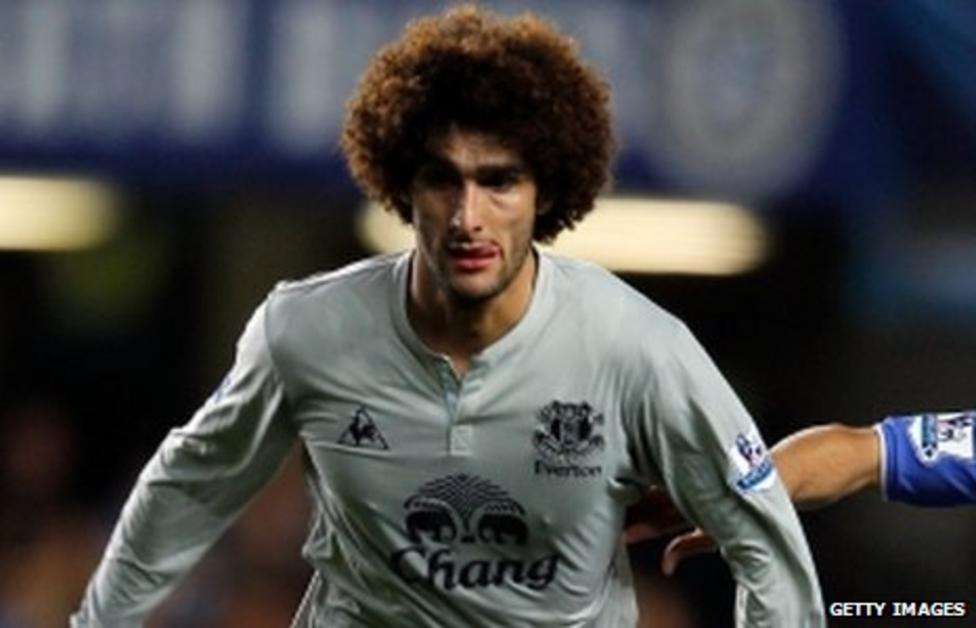 Everton midfielder Marouane Fellaini pens long-term contract - BBC Sport