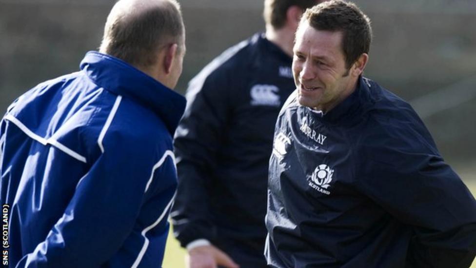 Defence coach Graham Steadman to leave Scotland set-up - BBC Sport