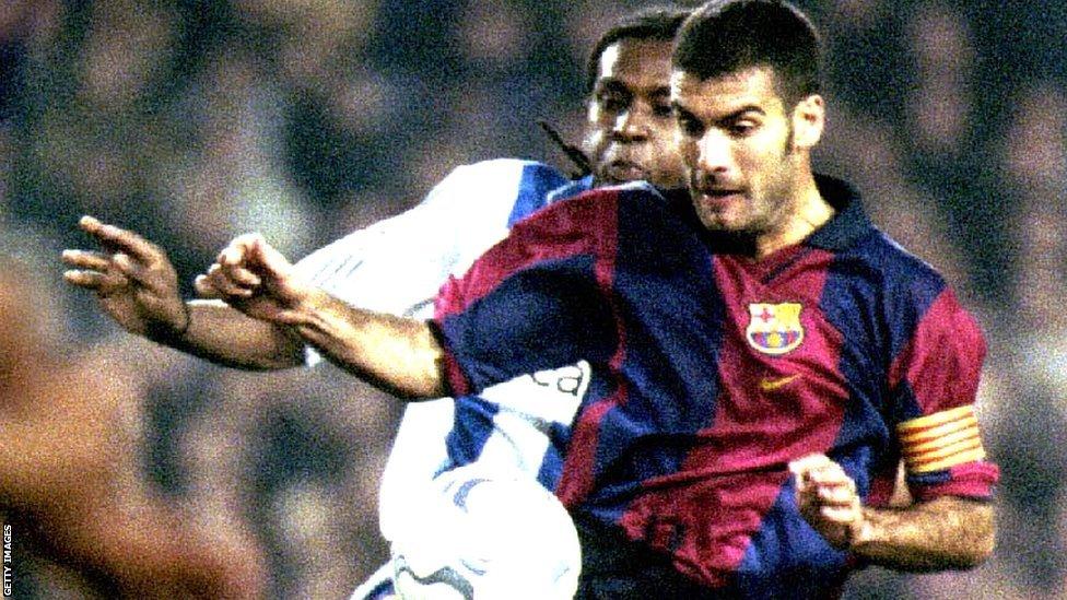 Pep Guardiola: Career in pictures - BBC Sport