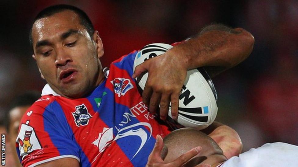 Catalan Dragons sign Zeb Taia from Newcastle Knights - BBC Sport