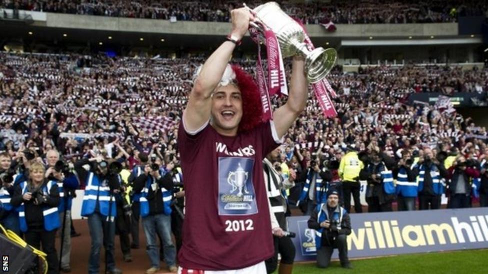 Scottish Cup hero Rudi Skacel 'likely to exit Hearts' - BBC Sport