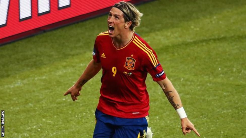 Euro 2012: Spain striker Fernando Torres wins Golden Boot award - BBC Sport