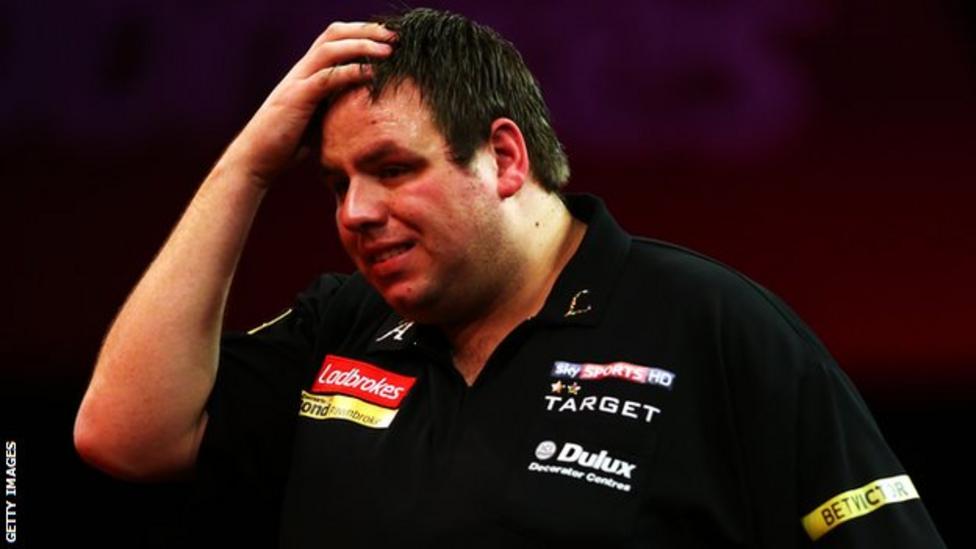 PDC World Championship: Adrian Lewis knocked out by Van Gerwen - BBC Sport