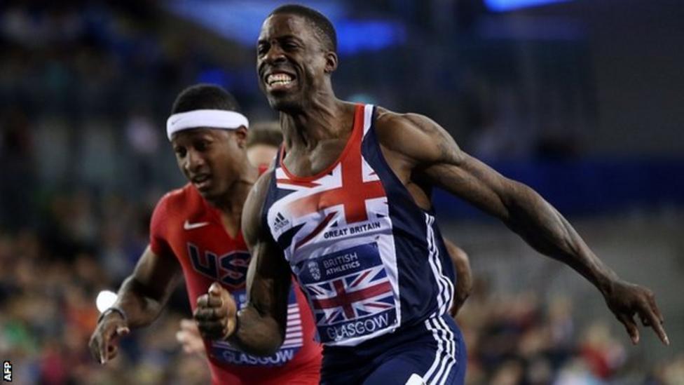 Dwain Chambers sprints to victory at Glasgow International - BBC Sport