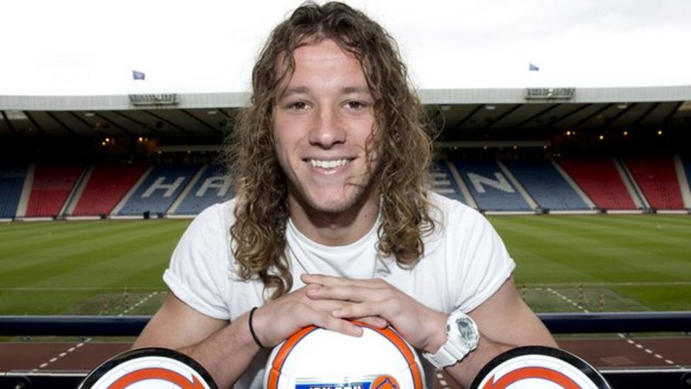 SFL monthly double for Hamilton striker Stevie May - BBC Sport