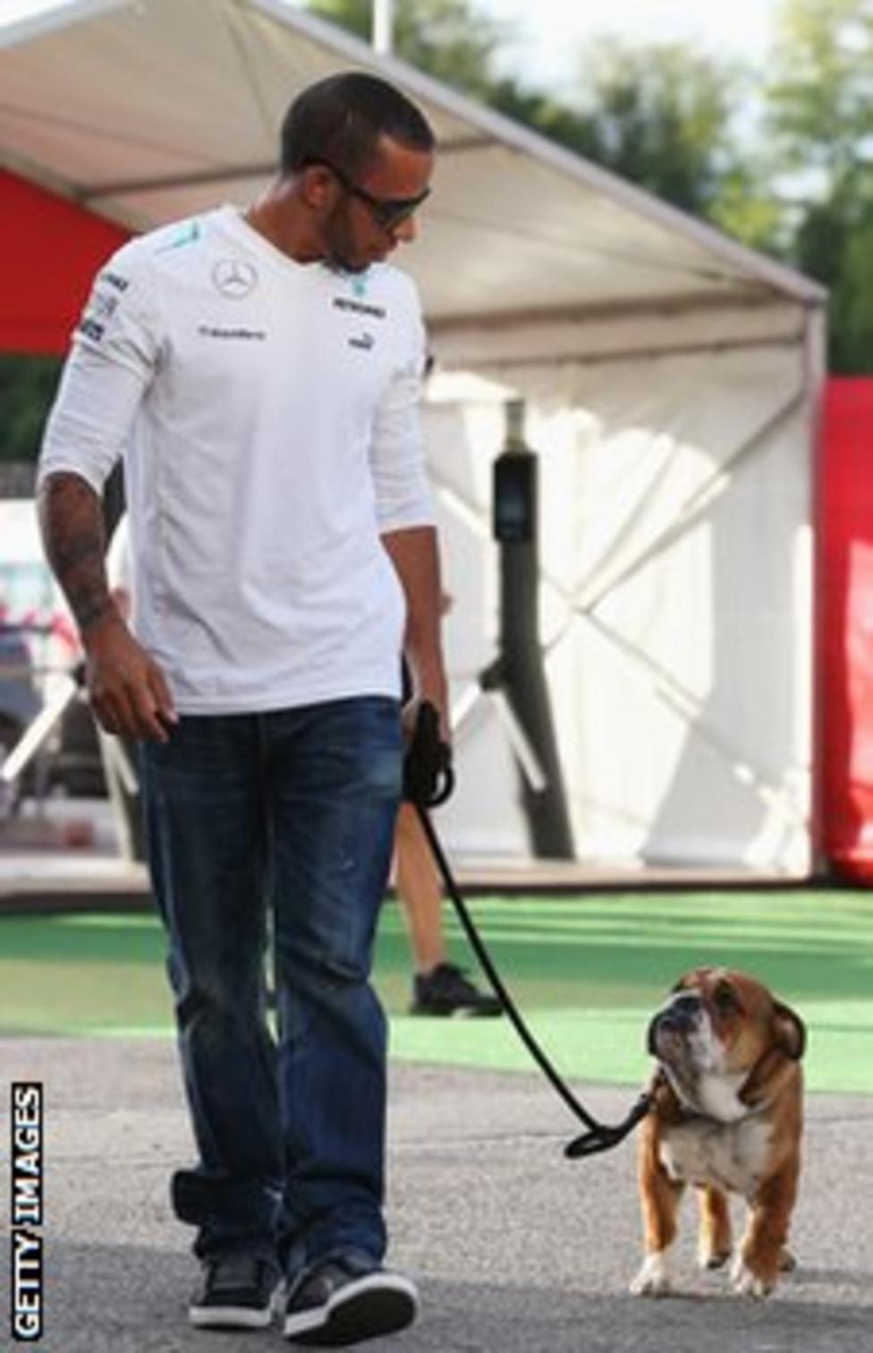 Lewis Hamilton column: Training, his pet dog & car upgrades - BBC Sport