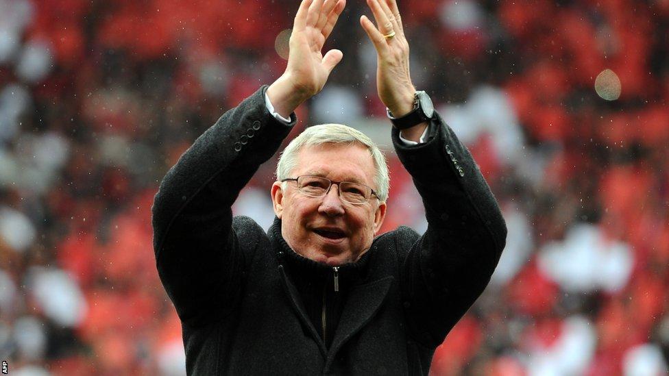Sir Alex Ferguson's Old Trafford farewell in pictures - BBC Sport