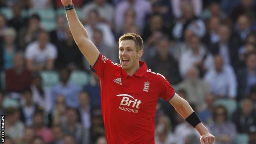 Irish bowler Boyd Rankin makes England debut in T20 at Oval - BBC Sport