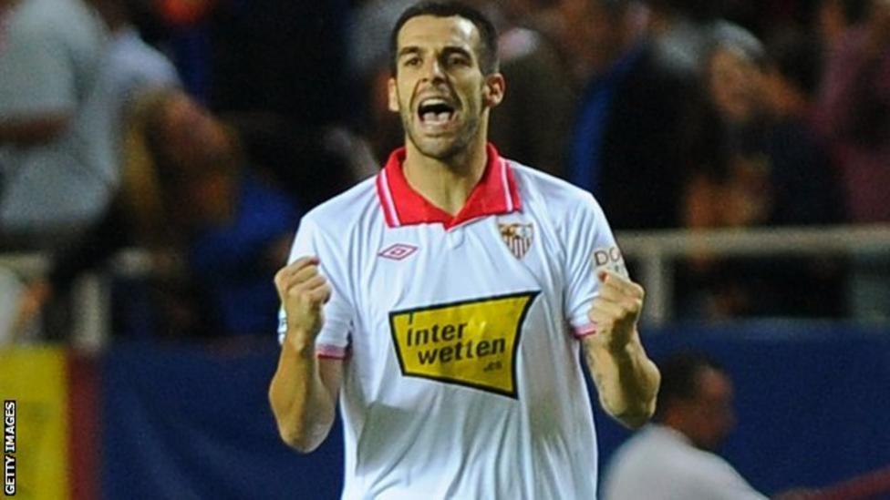 Alvaro Negredo: Man City complete deal for Sevilla striker - BBC Sport
