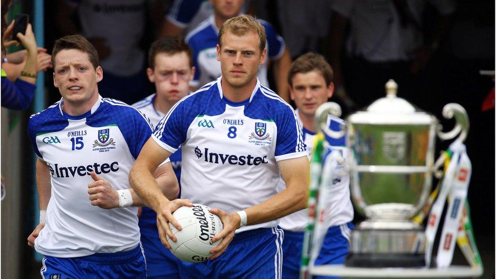Images from Monaghan's Ulster final wins - BBC Sport