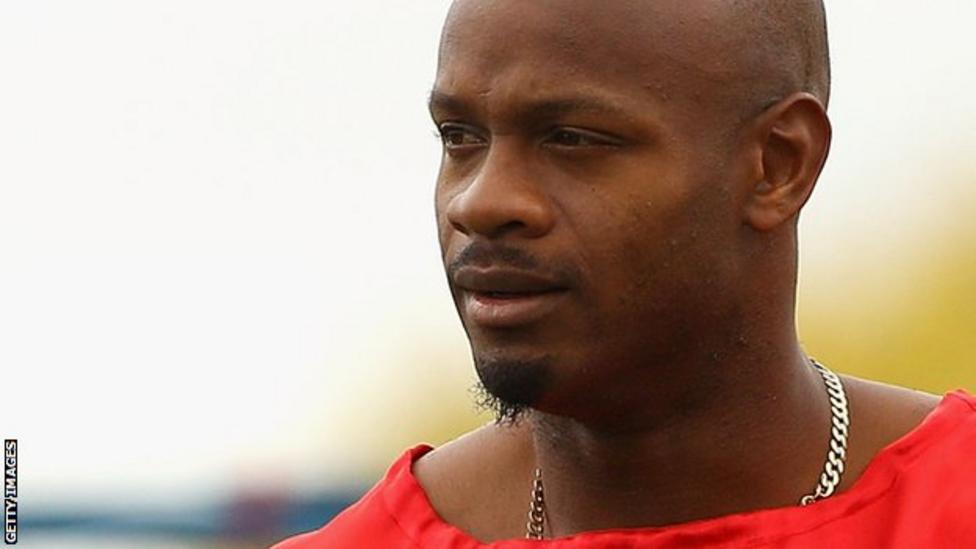 Asafa Powell vows to return after positive drugs test - BBC Sport