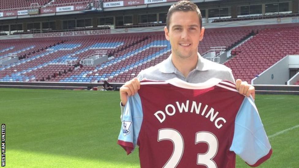 Stewart Downing: West Ham sign Liverpool's England winger - BBC Sport