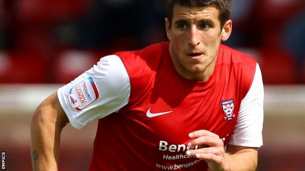York City forward Michael Coulson signs new deal - BBC Sport
