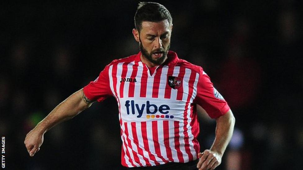 Jamie McAllister: Exeter City defender earns Paul Tisdale praise - BBC ...
